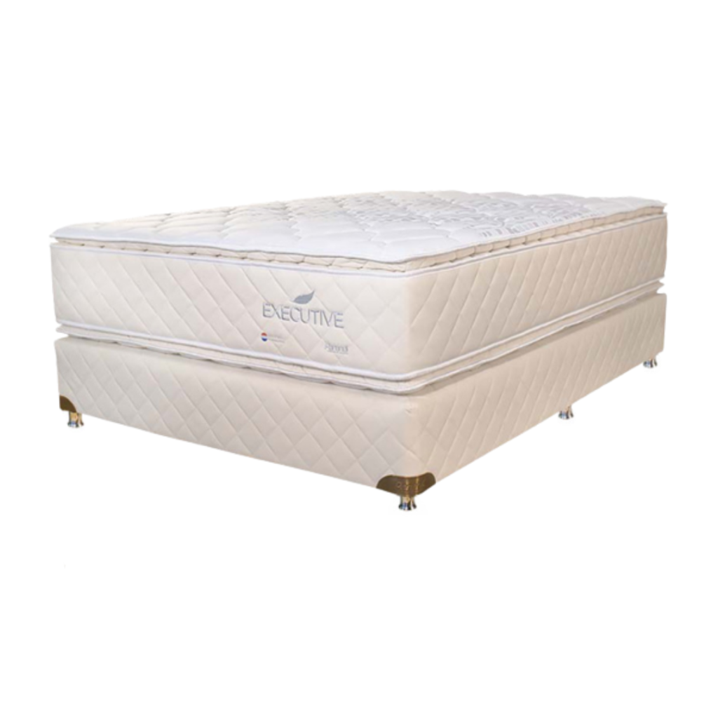 Conjunto Sommier Executive Resortes Bonell – 2 Plazas - Berna Home