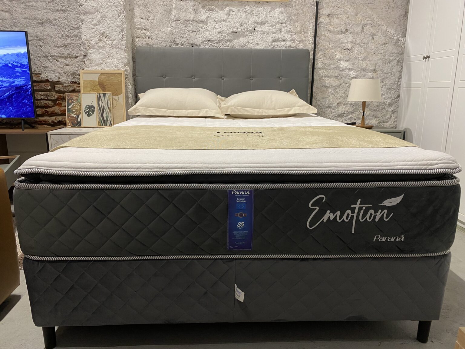 Conjunto Sommier Emotion Resortes – 2 Plazas - Berna Home