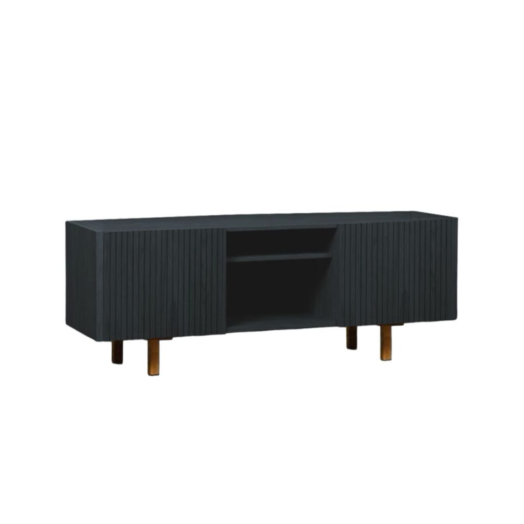 Rack Capri 140 cm - Negro - Berna Home